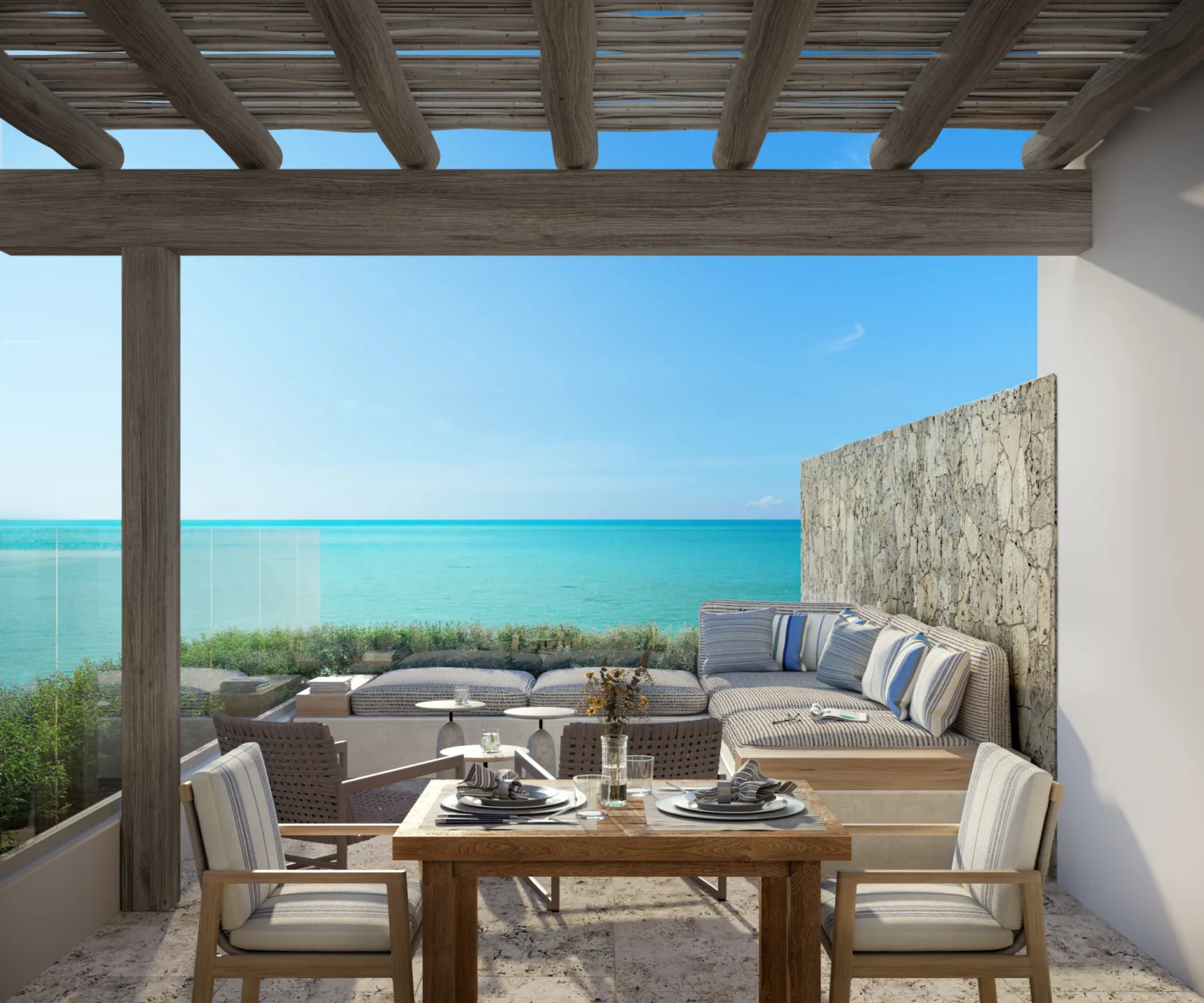 Oceanfront Suite in Turks and Caicos with Private Terrace